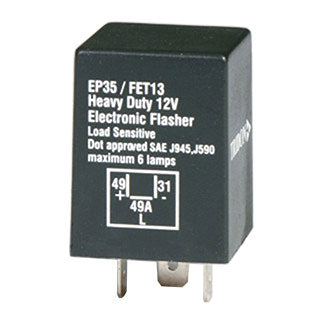 Tridon Flasher Can 12V 3 Pin Load Sensitive — Nationwide Auto Parts