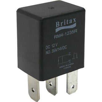 Britax Micro Relay 24V 17A 4 Pin N/O Contacts SPST Resistor Protected ...