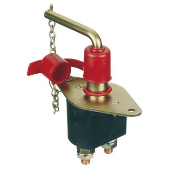 Battery Master Switch 12/24V 250A Single Pole On/Off with Removable Ke ...