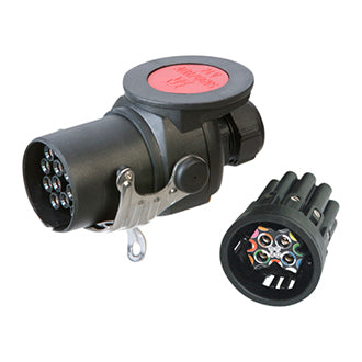 Trailer Plug 15 Pin 24V Internal Screw Terminals — Nationwide Auto Parts
