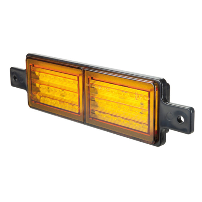 Roadvision LED Front Indicator Lamp Amber/Amber Recessed Bull Bar Moun ...